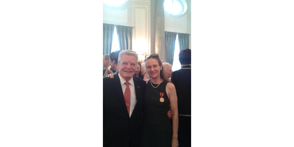 Sabrina Sadowska erhält Verdienstmedaille