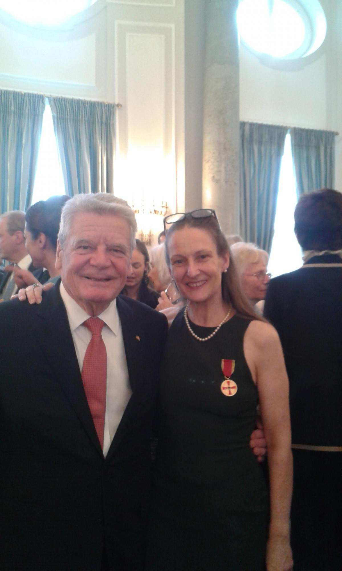 Sabrina Sadowska erhält Verdienstmedaille